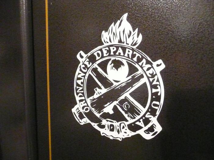 Ordnance Emblem Crossed Cannons Decal For Sale at GunAuction.com - 8780316