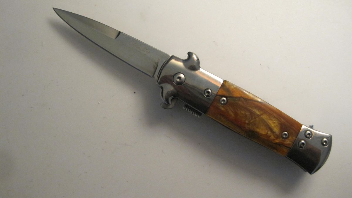 STI Guns STILETTO MILANDO MINI SPRING ASSIST KNIFE TACTICAL COPPER ...