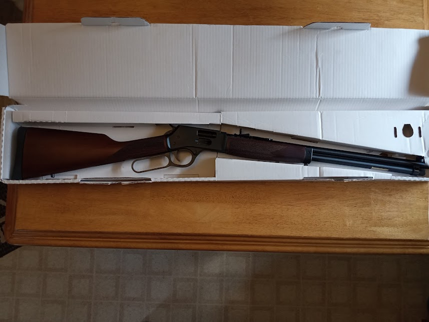 Henry Side loading gate lever action, Steel round barrel 17315603 ...