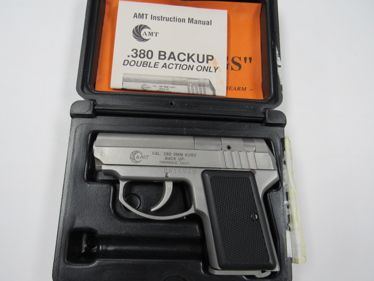 Amt 380 Backup Da New In Box .380 Acp For Sale at GunAuction.com - 15201153