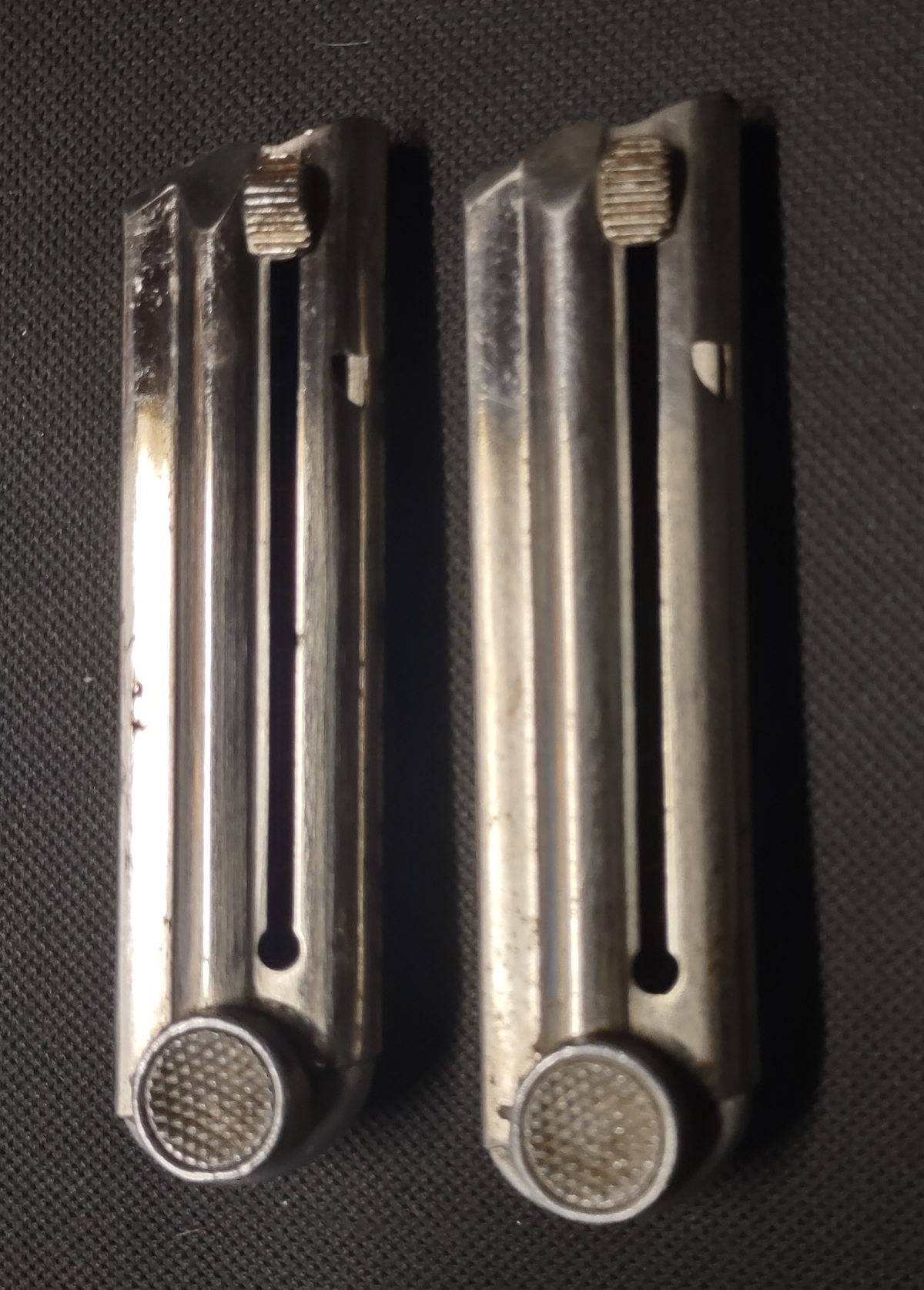 Pair Of Original Japanese Baby Nambu Pistol Magazines,Same Serial ...
