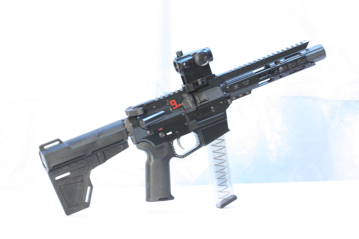 Palmetto State Armory CUSTOM BUILT 9MM PCC AR15 5" BARREL NOT A COLT AR ...