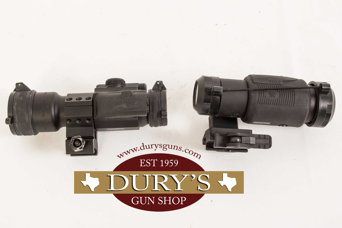 Vortex Strikefire Reddot & Vmx3 Magnifier Used Gun Inv 6641 & 6642 For ...