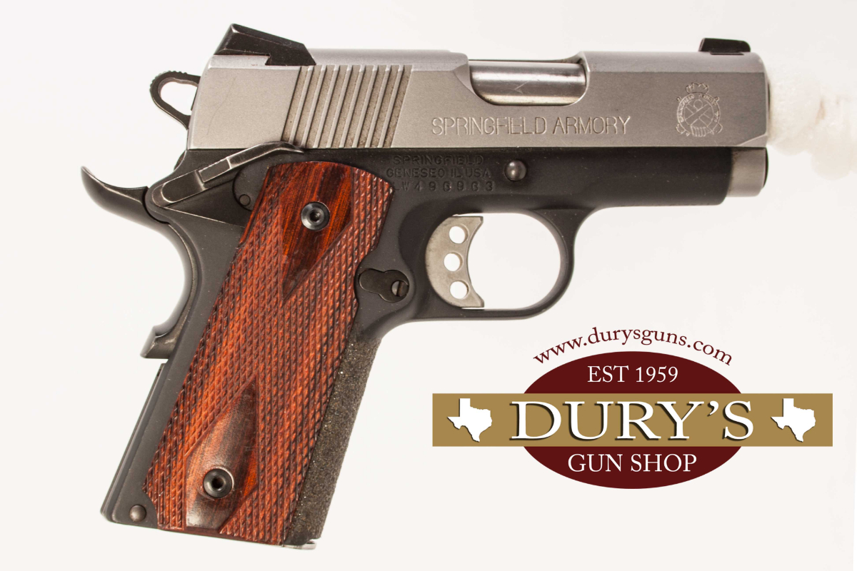 Springfield Armory 1911 Micro Compact Used Gun Inv 211365 .45 Acp For ...