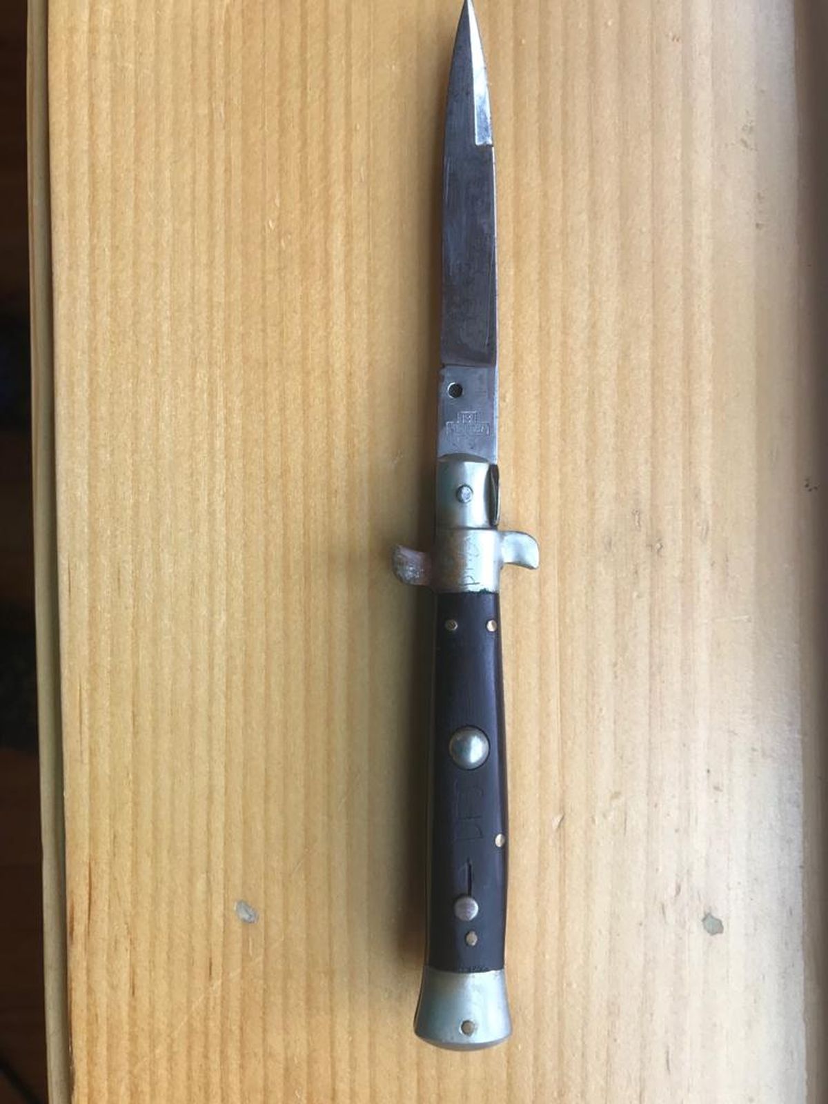 B. Svoboda Italy 7 inch Vintage Switchblade 14172852 - GunAuction.com