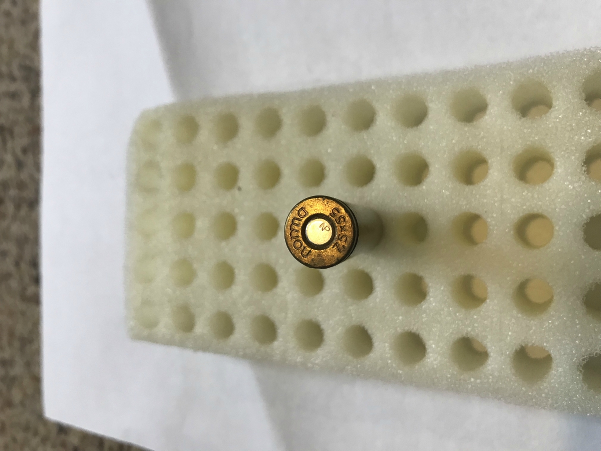 Single Shell Norma 7.5x55 Swiss 7.555mm Swiss 14884767 - GunAuction.com