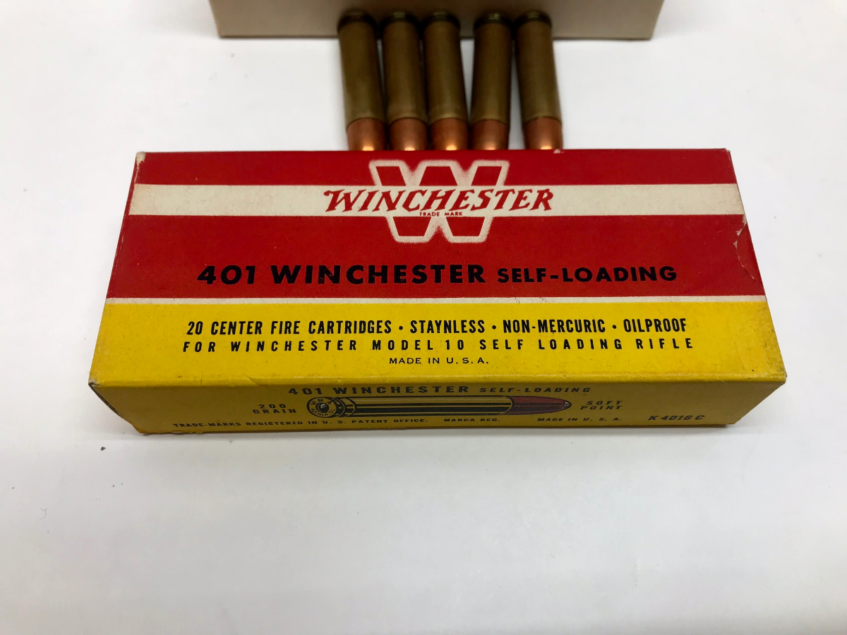 Winchester 401 Self-Loading Original 20 Rd Box 15064746 - GunAuction.com
