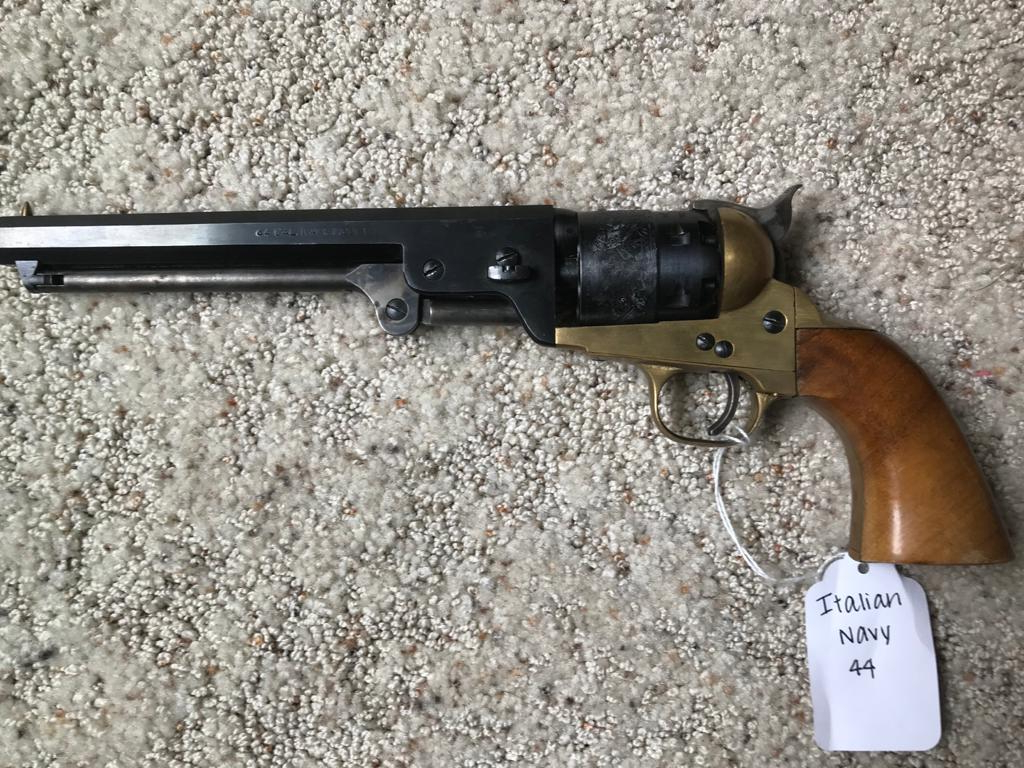 Italy Italian Model Navy 44 Cal Black Powder Revolver 17100217 ...