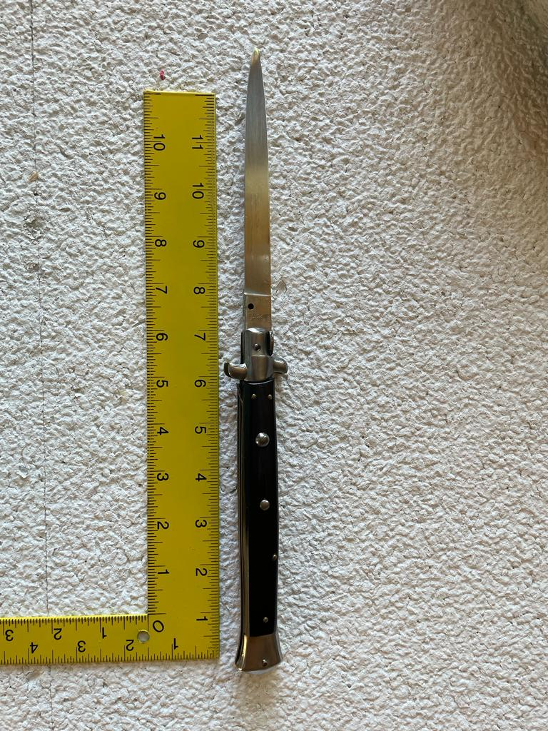 Large INOX Spring Blade Knife 6 inch Blade 13 inch Open Length ...