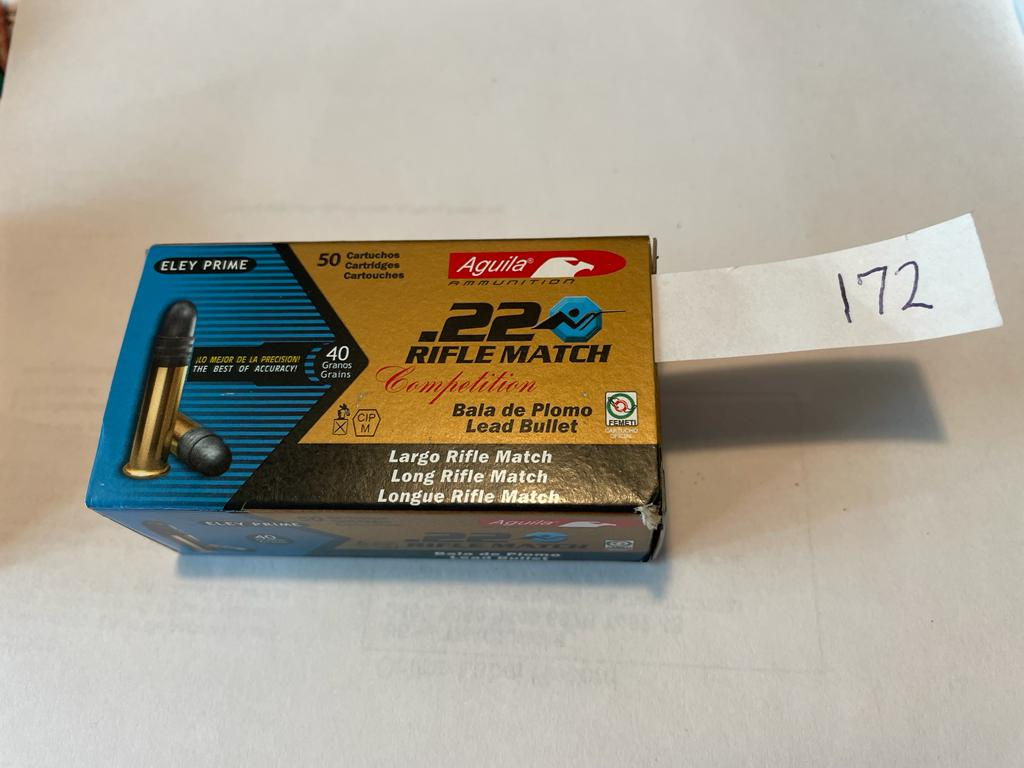 Aguila 22 Match Ammo Full Box .22 LR 17306386 - GunAuction.com