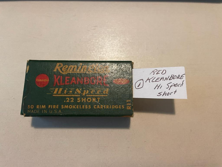 Remington Red Kleanbore on Green, 22 Short Hi-Speed .22 Short 17310232 ...