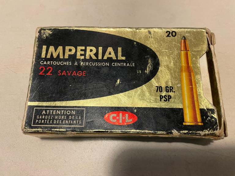 Savage 22 Hi-Power or 22 Savage Ammo, 18 Rounds .22 LR 17311162 ...