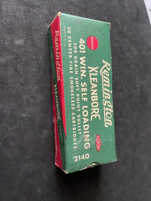 Remington Kleanbore .351 WSL Winchester Self Loader Original Nice Ammo ...