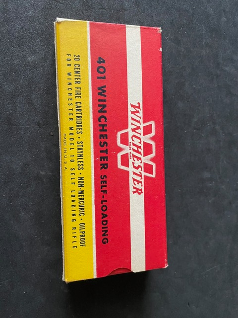 Winchester .351 WSL Winchester Self Loader Full 20 rounds Original Very ...