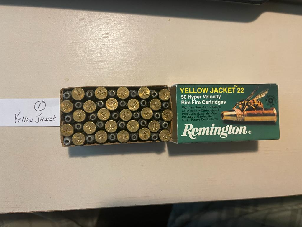 Remington 22 Yellow Jacket Ammo Full Box .22 LR 17332960 - GunAuction.com