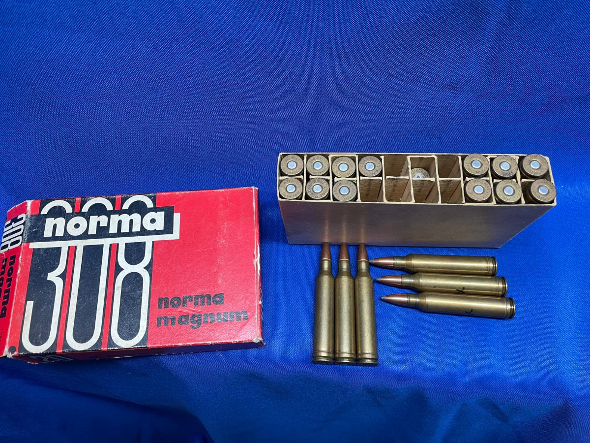 Norma Precision 308 Norma Magnum mix of Brass & Ammo .308 Norma Magnum 17364192 - GunAuction.com