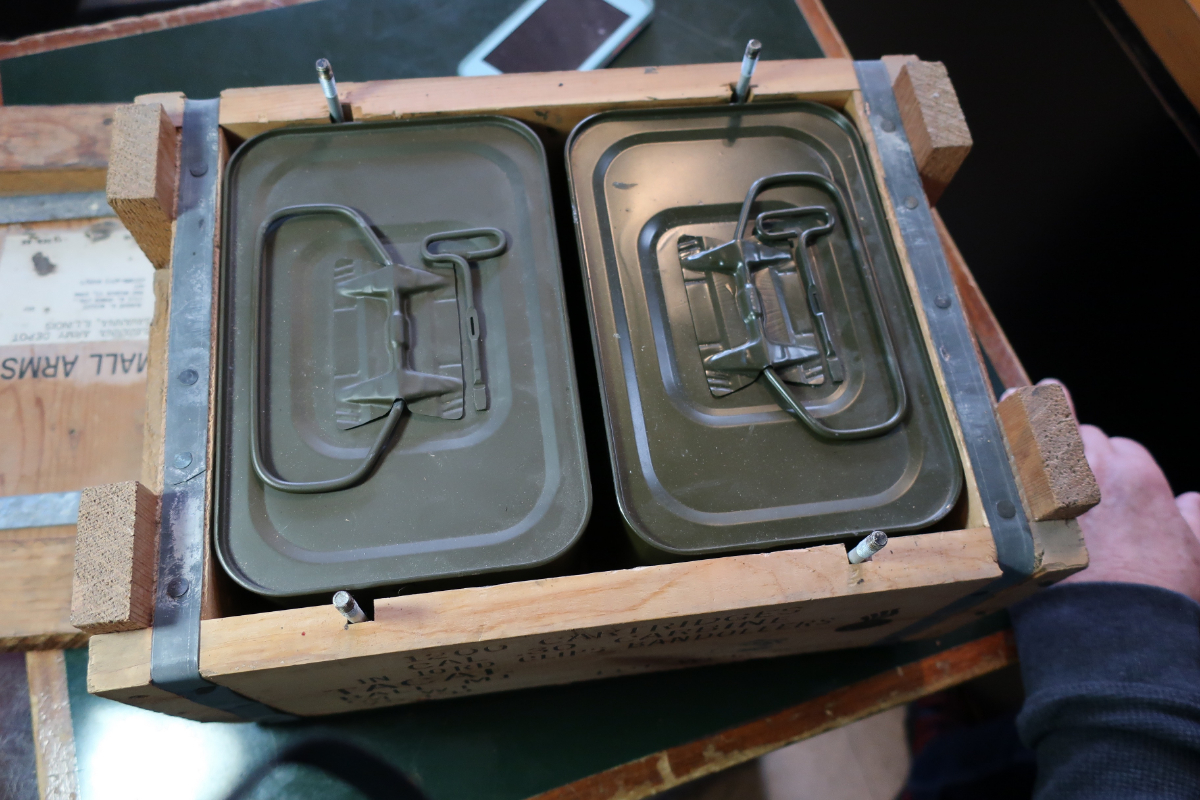 U. S. military 1200 rounds un-opened Spam Cans in Military marked ...