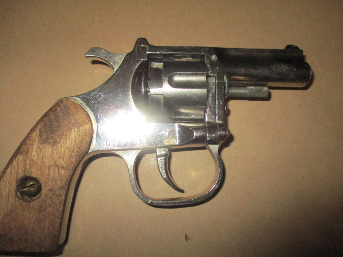 German Liberty 21 German Made- Liberty 21 In .22 Rimfire 6 Shot Nickle ...