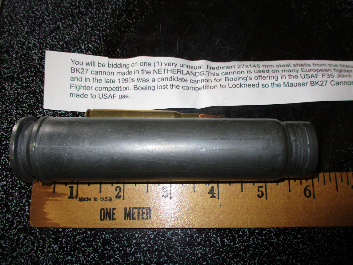 Unknown MAUSER 27 X 145 M/M BK27 NETHERLANDS CANNON 27 M/M 16959981 ...