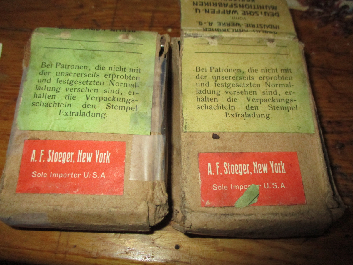 DWM 6.5 X 54 MANNLICHER-SCHOENAUR RIFLE (10 Rd. ) BOX ODD MARKINGS .54 ...