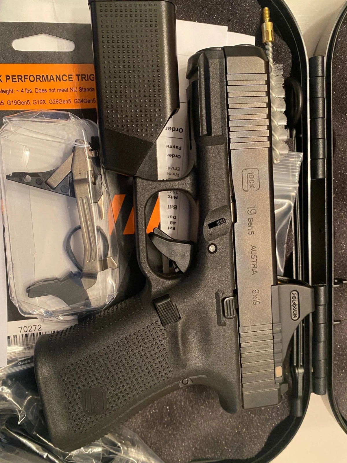 19 MOS + Holosun SCS + Glock Performance Trigger 9mm Luger 17334643 ...