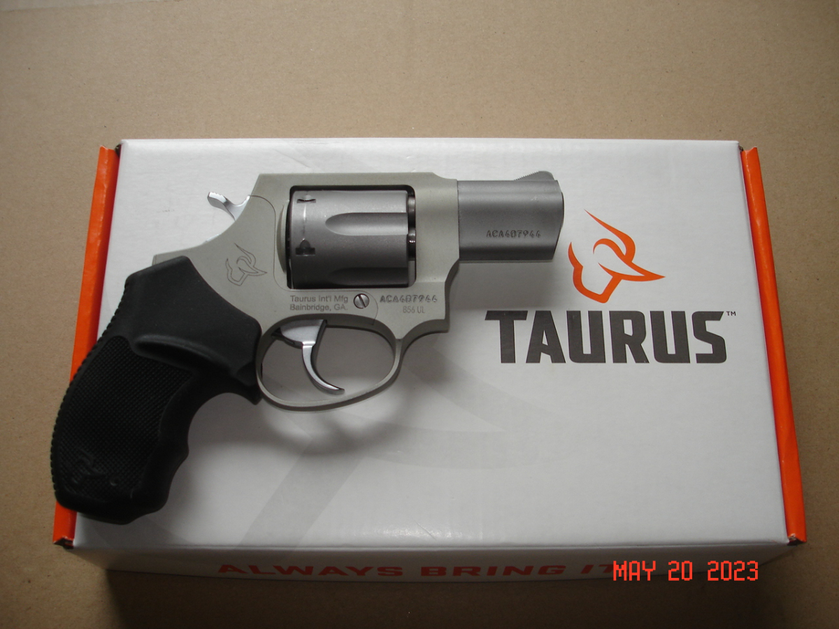 Taurus 856UL ultra light .38spl revolver mfg# 2-856029UL. Matt/natural ...