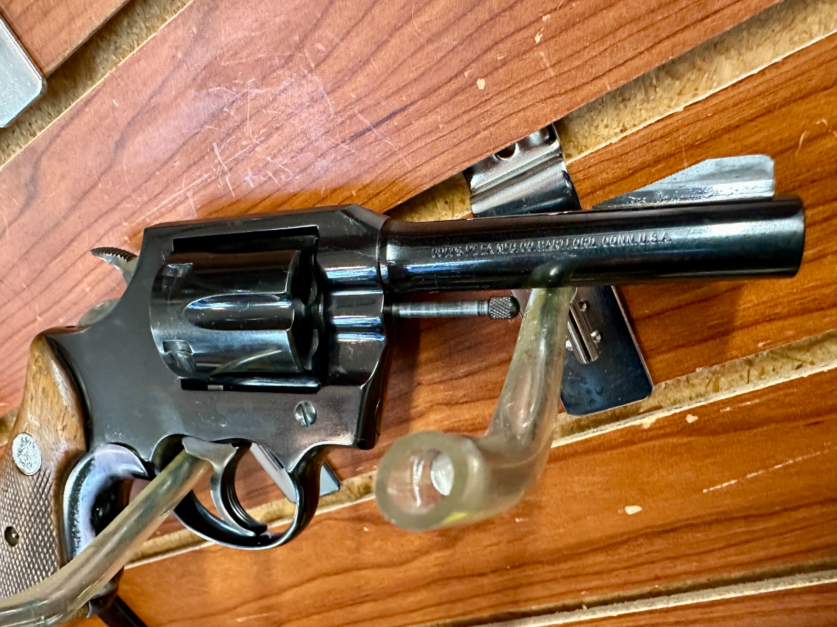 Colt OFFICIAL POLICE MK III 4 INCH # J20455 NYPD ISSUE .38 Special ...