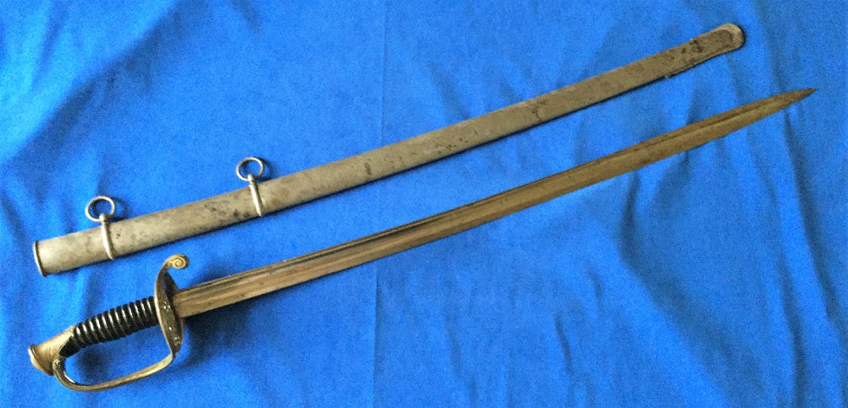 SIG Sauer Antique French Infantry Officer`s Sword Model 1855. Signed ...