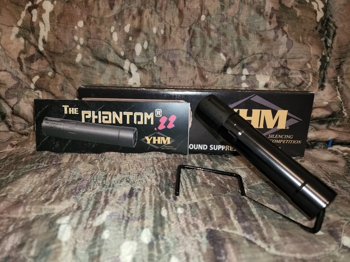 YHM PHANTOM .22 SOUND SUPPRESSOR .22 LR 17221569 - GunAuction.com