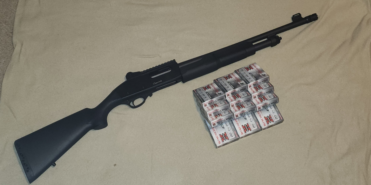 EAA AKKAR CHURCHILL 620 TACTICAL 20 GA 18.5" PUMP ACTION SHOTGUN w ...