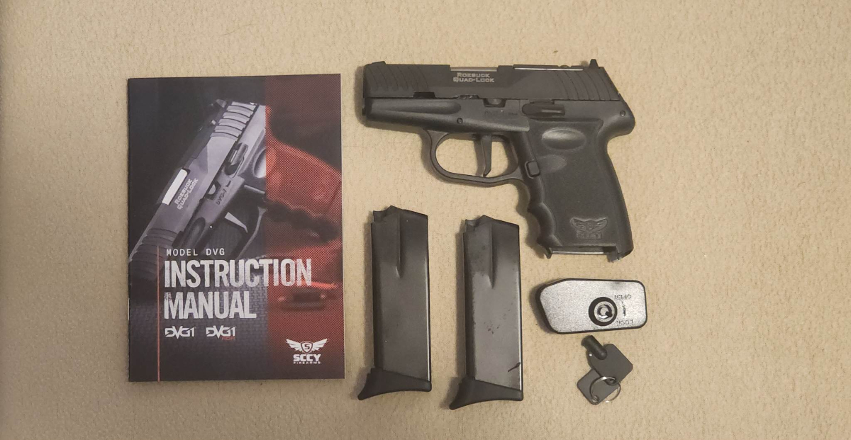 SCCY Industries DVG-1 9MM BLK NMS RED DOT READY 10RD 9mm Luger 17265874 ...