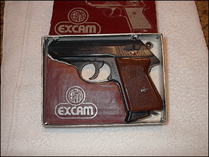 Erma Excam Rx22 Walther Ppk Look Alike .22lr For Sale at GunAuction.com ...