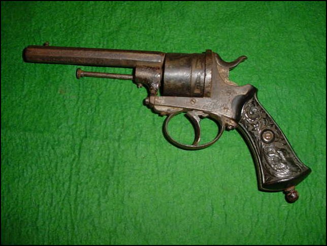 Elg Antique Revolver Antique Cartridge Revolver For Sale at GunAuction ...
