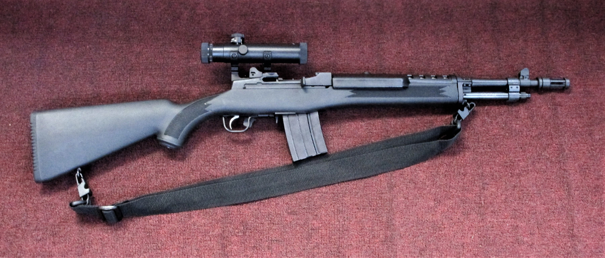 Ruger MINI 14 RANCH RIFLE WITH ACCU-STRUT SOCOM PACKAGE 4X SCOPE 2-MAGS ...