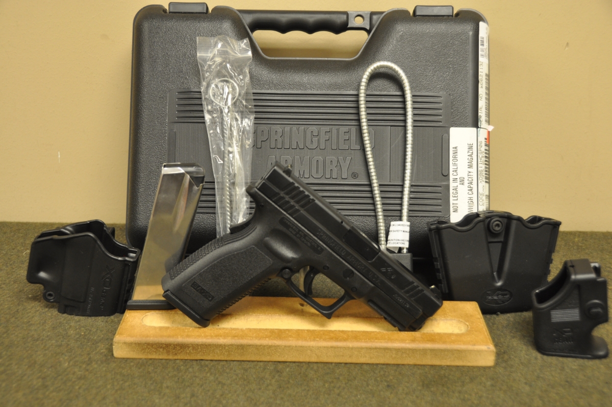 Springfield Armory Xd 45acp W/ 2-13rd Mags, Holster And Hard Case ...