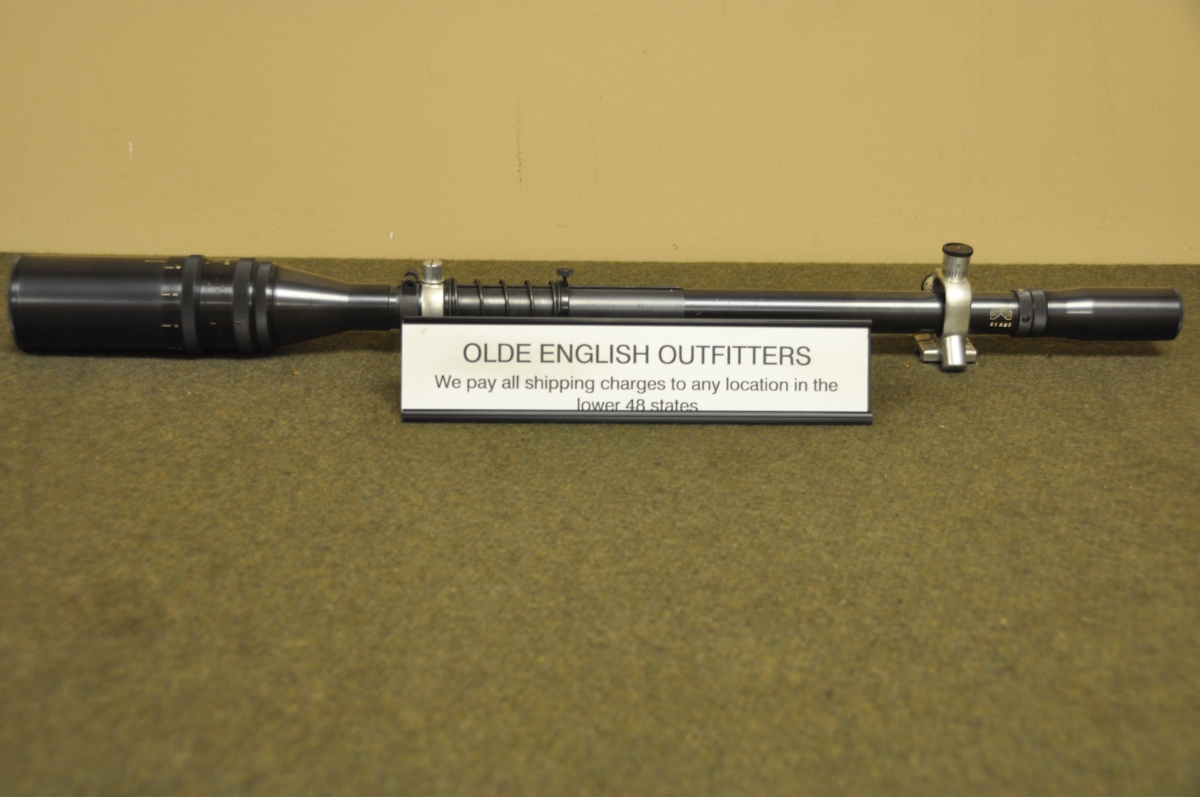 J Unertl 20x Target Scope W/ Adjustable Scope Mount. Serial #61291 For ...