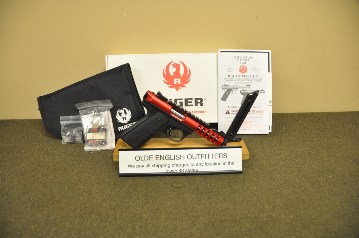 Sturm, Ruger & Co Mkiii 22/45 Lite 22lr W/ 2-Mags & Box. Serial #391 ...