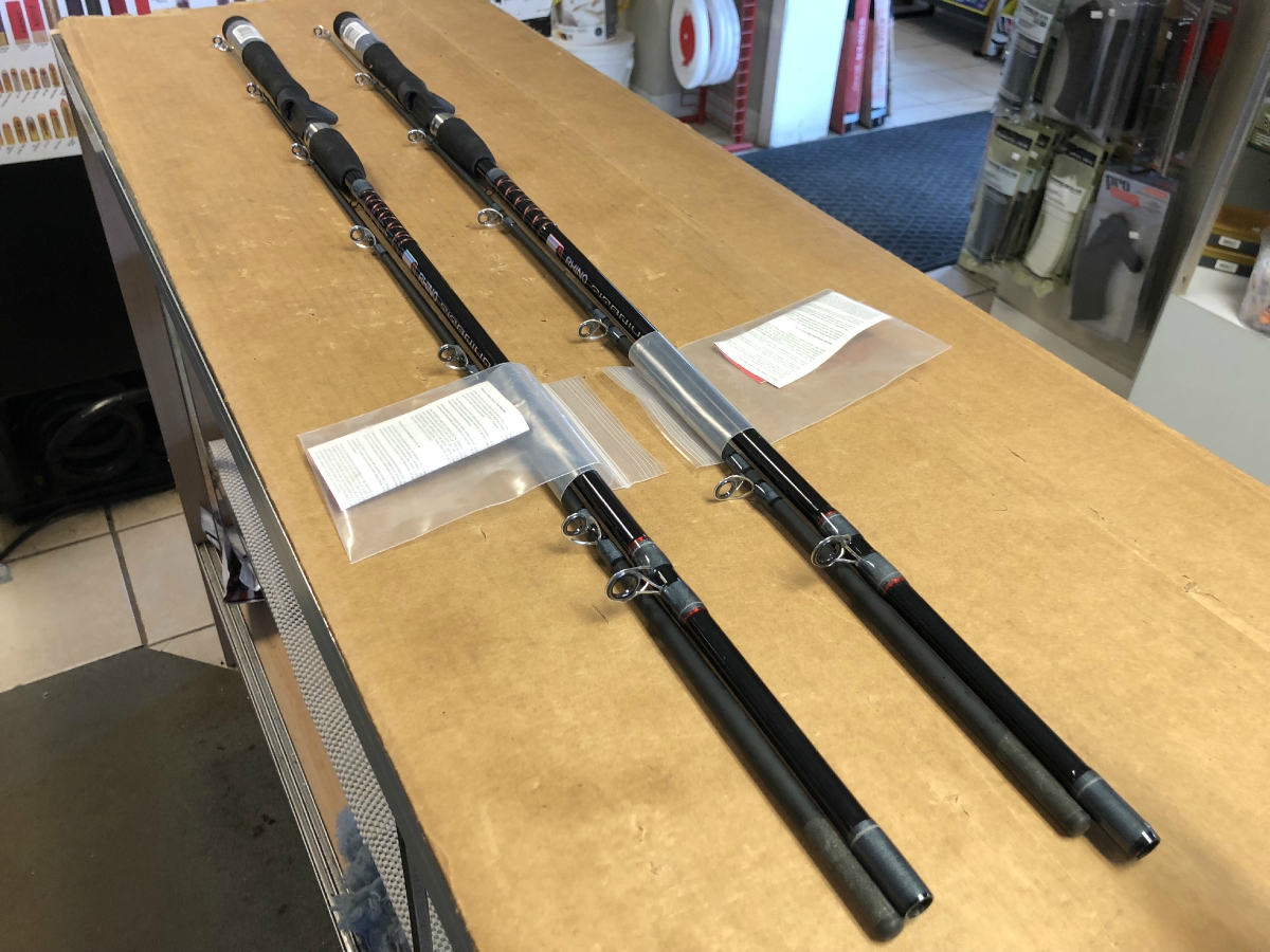 Two Zebco Rhino Titanium Medium-Heavy Casting Rods New For Sale at ...