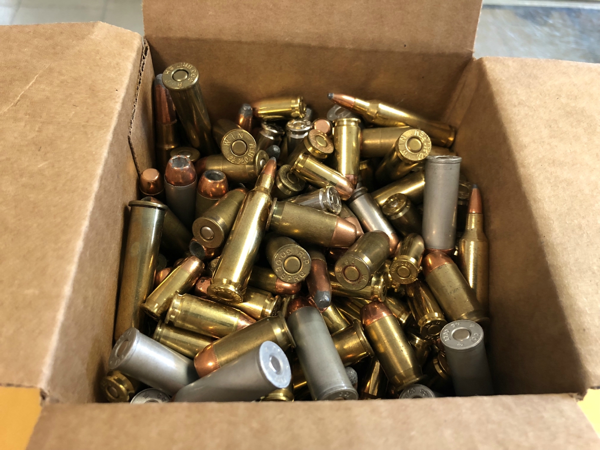 318 Rounds Assorted Pistol, Revolver And Rifle Ammunition Nice .31 ...