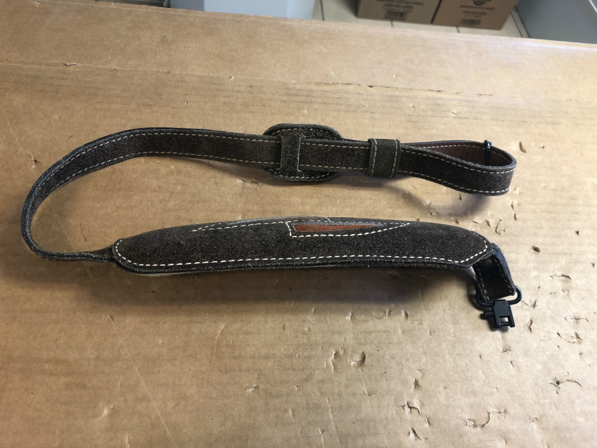 Leather/Suede Rifle Sling With Swivels Model 4854 Nice For Sale at ...