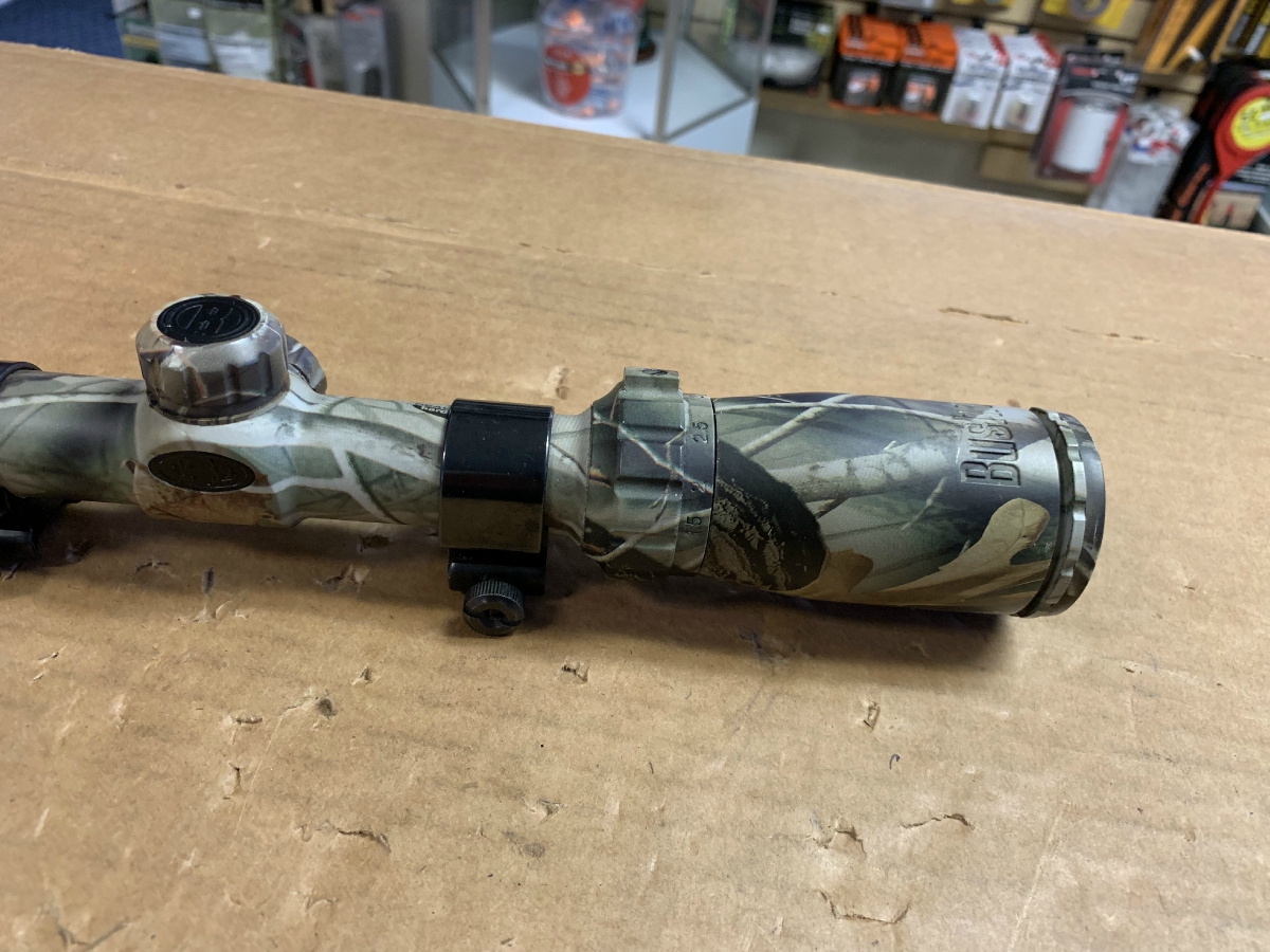 Bushnell Sportsmen 1.5-4.5x32 Camo Rifle Scope With Rings Excellent For ...