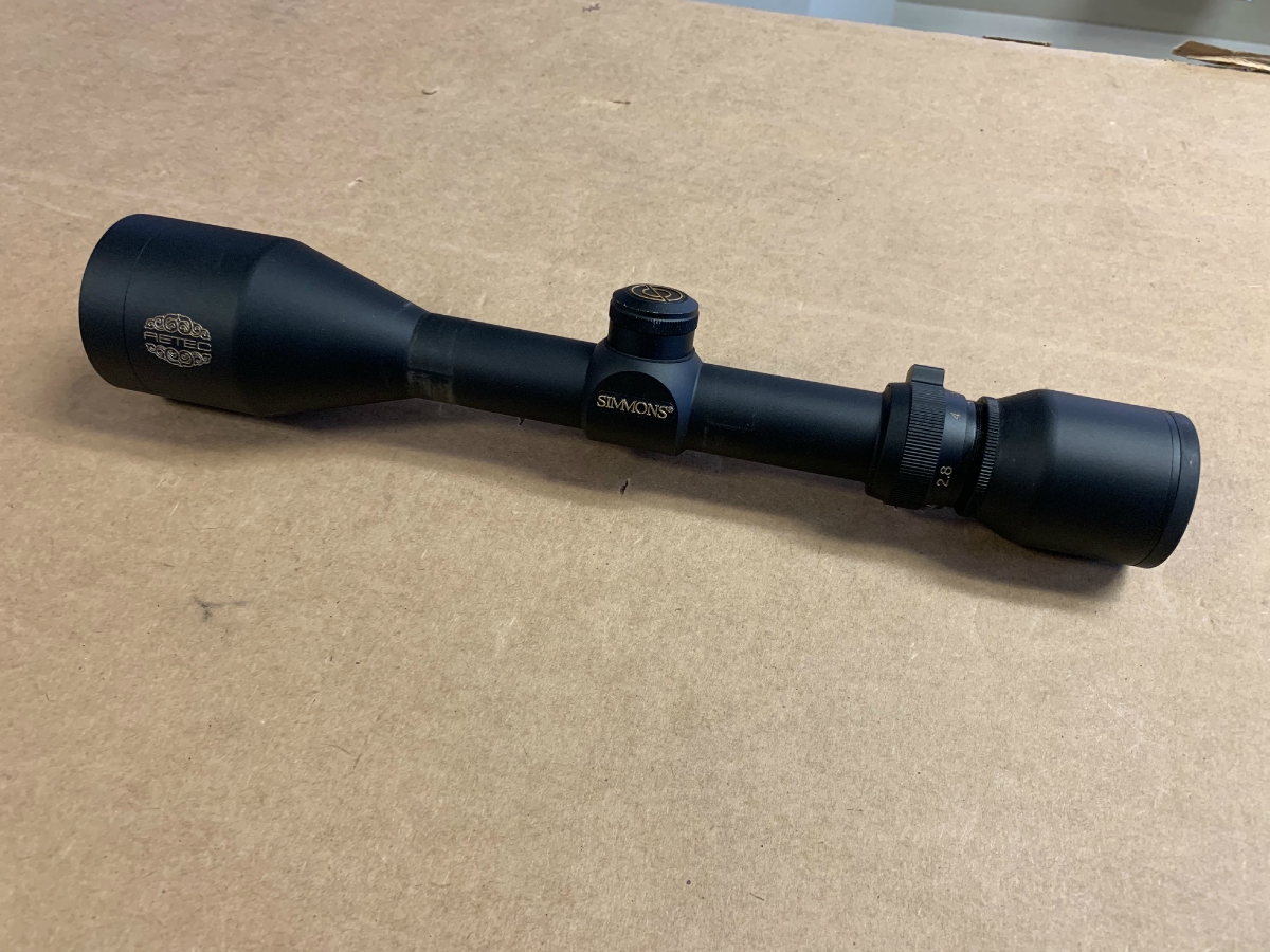 Simmons Aetec 2.8-10x44 Rifle Scope Nice Clear Optics Good Condition ...