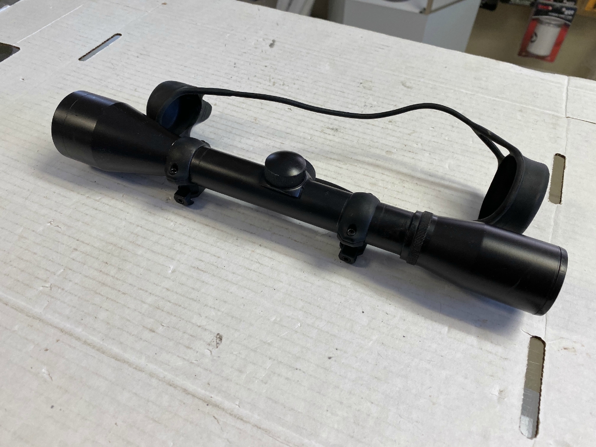 Nice Older Rifle Scope With Clear Optics Includes Rings For Sale at ...