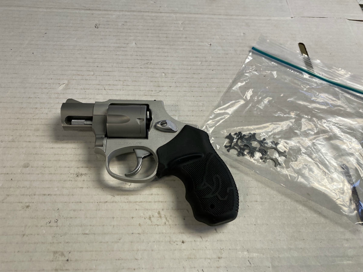 Taurus 380 Mini Revolver Double 1.75 Inch Barrel 5 Rd Black Rubber Grip ...