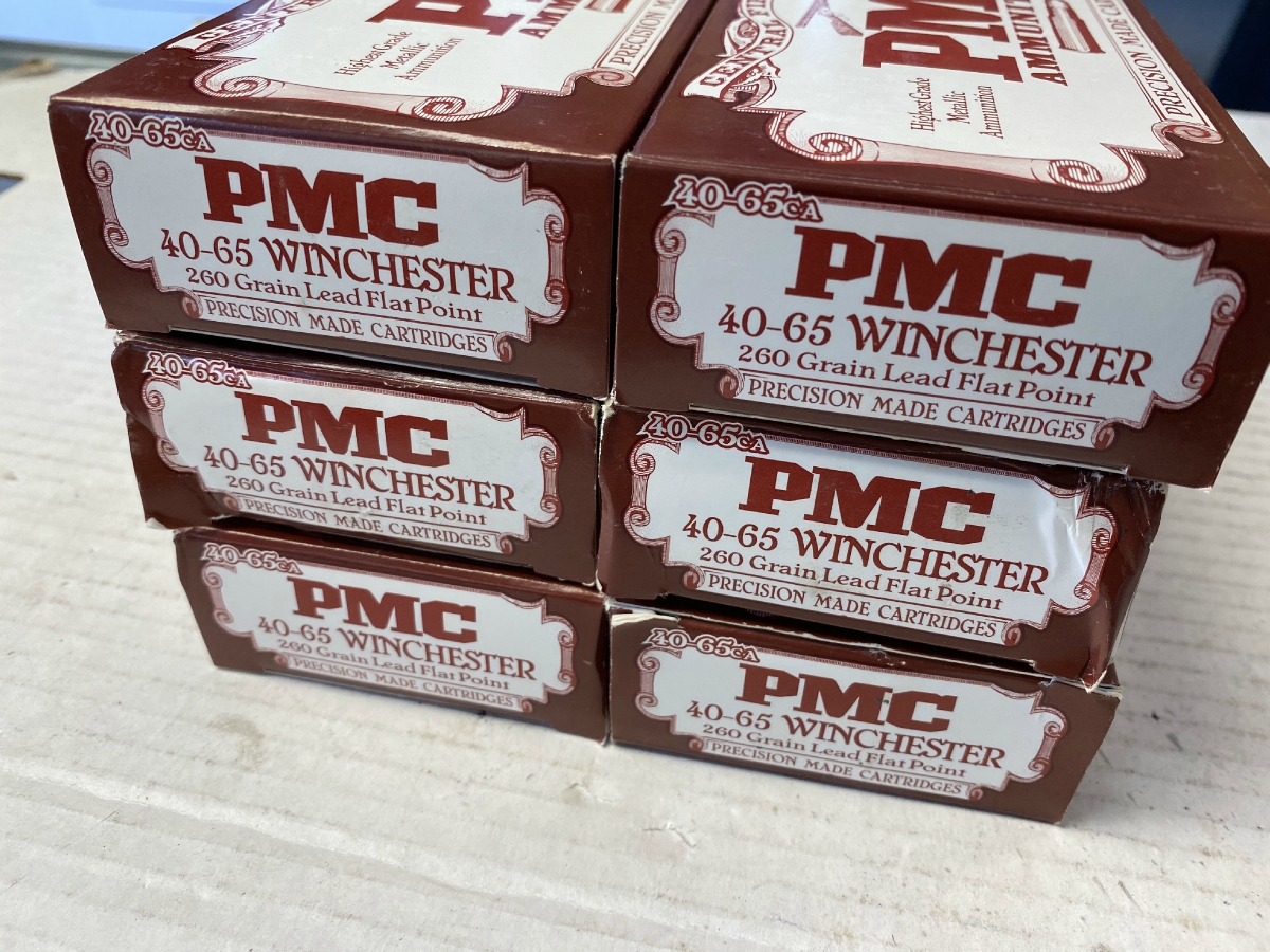 Winchester 105 ROUNDS PMC .40-65 Cowboy Loads smokeless powder NEW IN ...