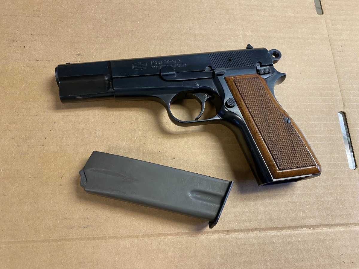 FEG MODEL PJK-9HP Hi-Power Semi-Auto Pistol 4.75 Inch Barrel 13 Round ...