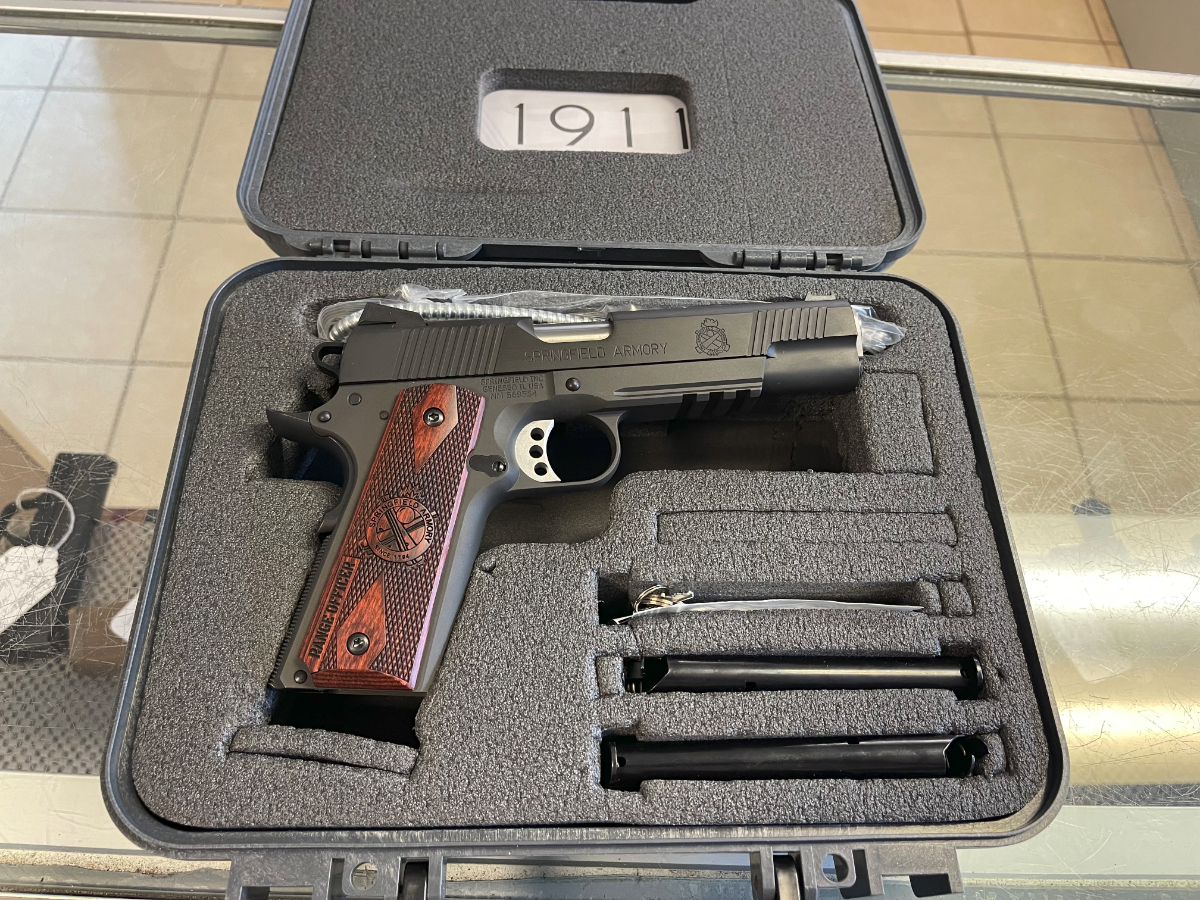 Springfield Armory 1911 Range Officer Operator 5 Inch Barrel 7+1 Black ...