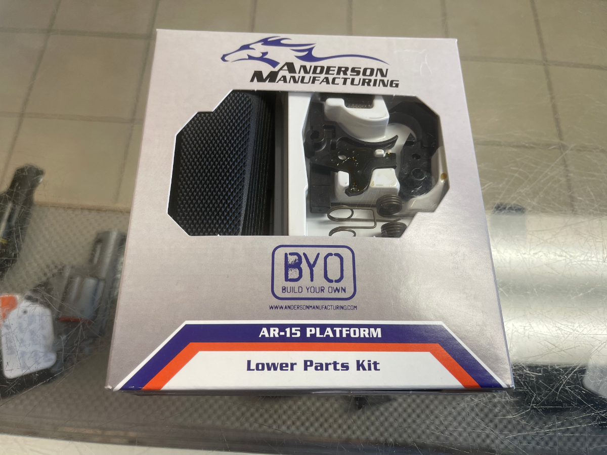 Anderson Complete Lower Parts Kit AR-15 Black FACTORY NEW IN BOX ...