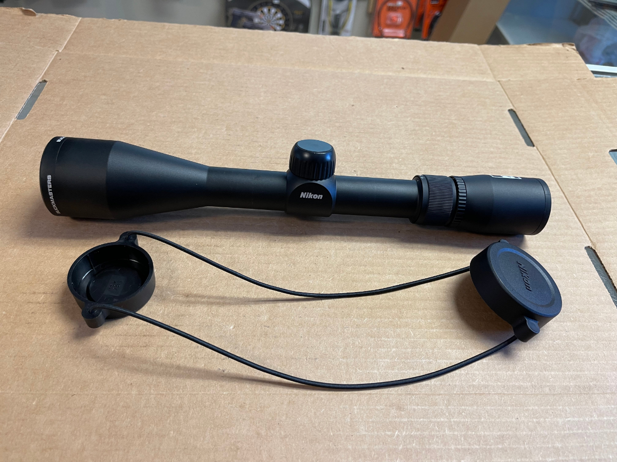NIKON BUCKMASTERS II 3-9X40 RIFLE SCOPE WITH LENS COVERS BDC RETICLE ...