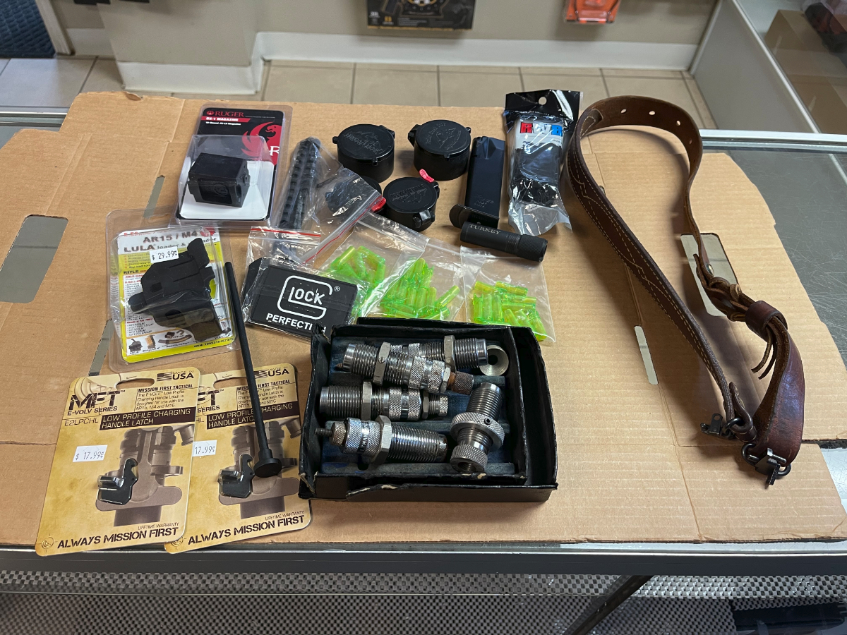 NICE LOT OF ASSORTED FIREARM RELATED ITEMS AS IS FINAL SALE 17233639 ...